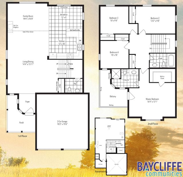 The Gates Of Whitby - Diamond Floor Plan, Whitby ON | Livabl