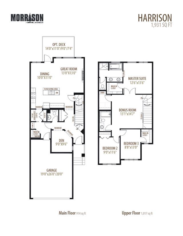 Livingston - Harrison Floor Plan, Calgary AB | Livabl