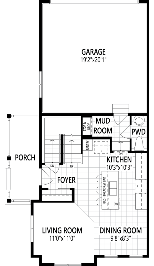 Carrington by Mattamy Homes - Windsor Corner Floor Plan, Calgary AB ...