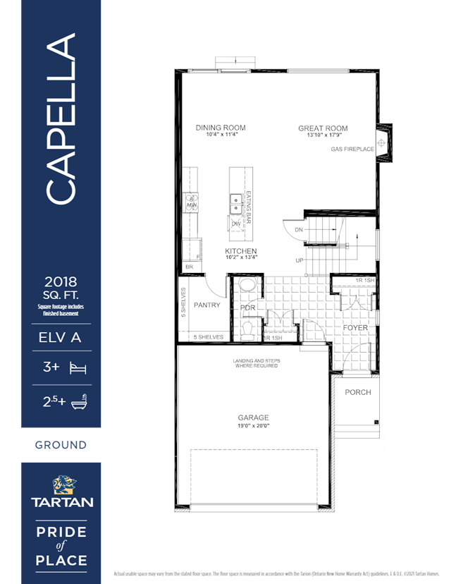 EdenWylde (Tartan) - Capella Floor Plan, Ottawa ON | Livabl