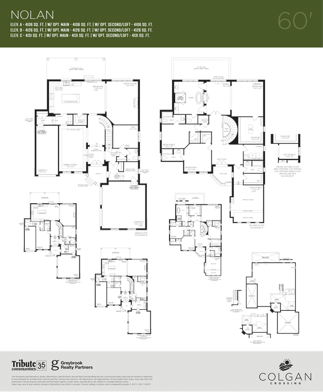 Colgan Crossing | Nolan - Elev. B | Floor Plans and Pricing
