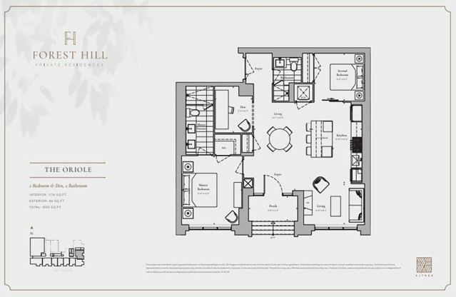 Forest Hill Private Residences - The Oriole Floor Plan, Toronto ON | Livabl