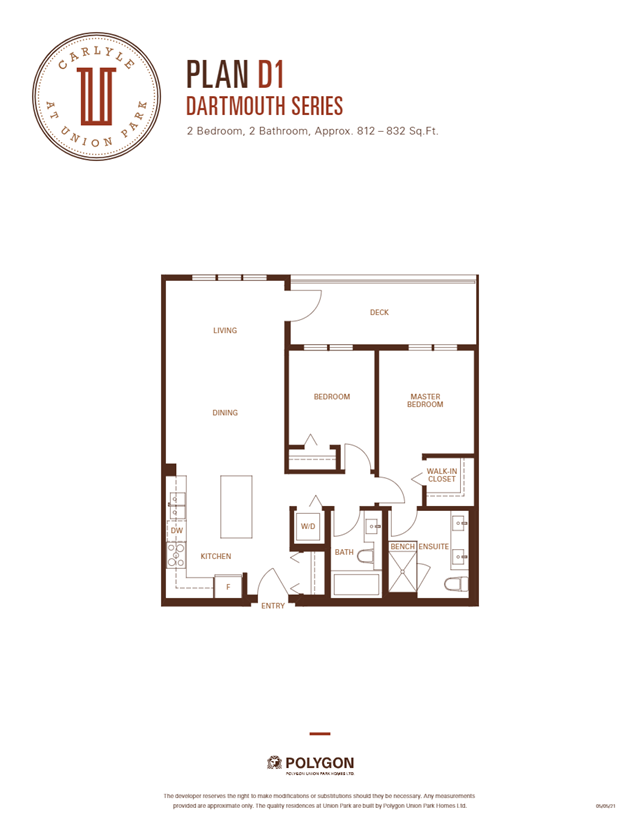Union Park - D1 Floor Plan, Langley Township BC | Livabl