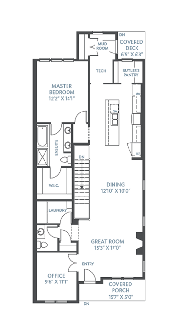 Mahogany Estate - Aspen Floor Plan, Calgary AB | Livabl