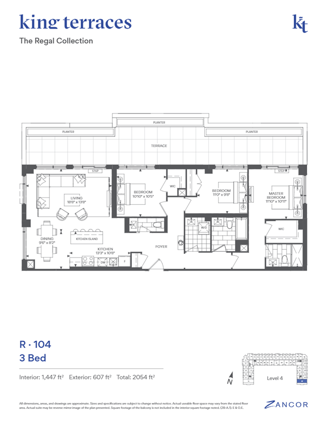 King Terraces - R-104 Floor Plan, King ON | Livabl