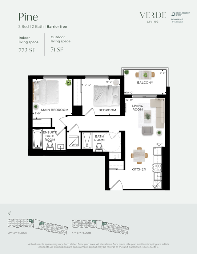 Verde Living - Pine Floor Plan, Kitchener ON | Livabl