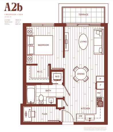 Popolo - A2b Floor Plan, Vancouver BC | Livabl