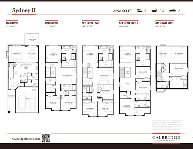 Bayview - Sydney II Floor Plan, Airdrie AB | Livabl