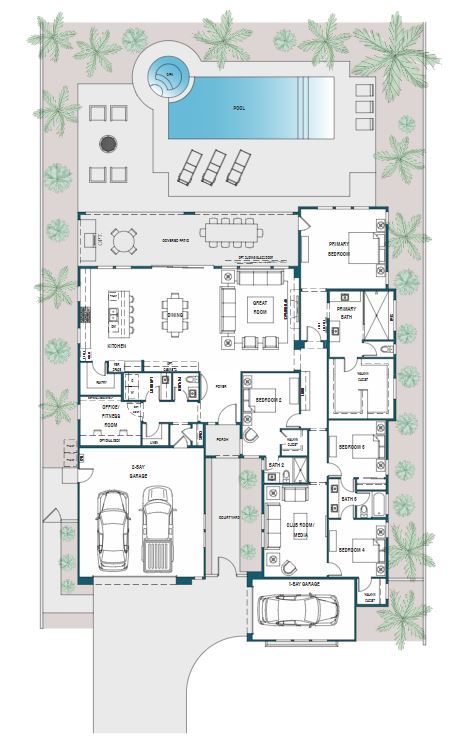 Montage - LX Plan Two Floor Plan, Palm Desert CA | Livabl