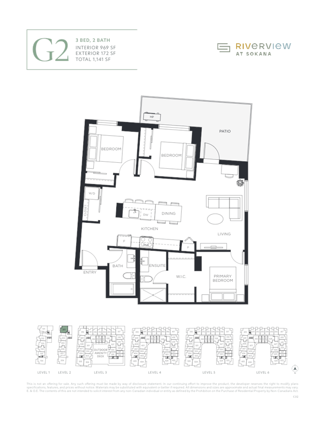 Riverview at Sokana - G2 Floor Plan, Penticton BC | Livabl