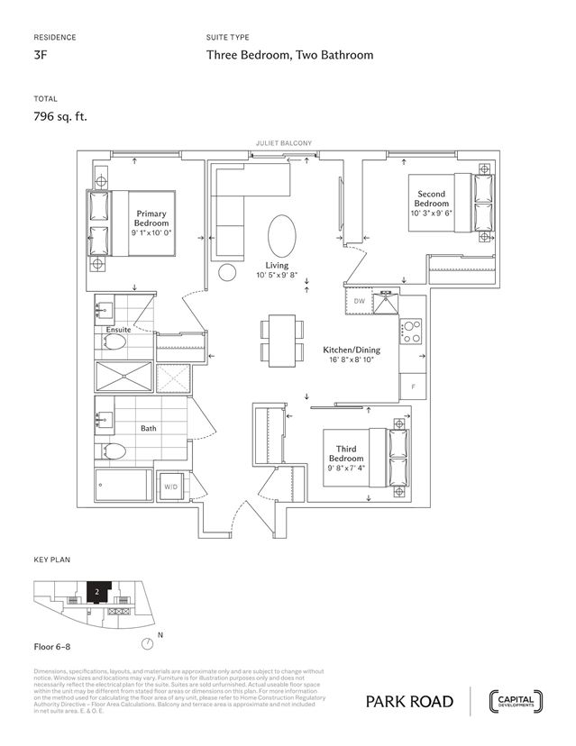 Park Road - 3F Floor Plan, Toronto ON | Livabl