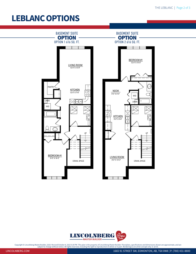 Hawks Ridge - The Leblanc Floor Plan, Edmonton AB | Livabl