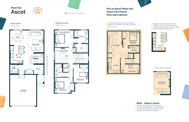 The Orchards - Ascot Floor Plan, Edmonton AB | Livabl