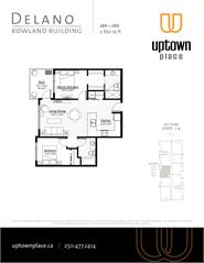 Uptown Place Residences - Delano Floor Plan, Saanich BC | Livabl