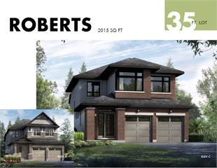 Roberts floor plan at Riverside South in Ottawa, ON