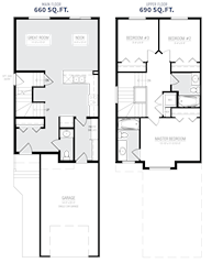 Hawks Ridge - The Columbia Floor Plan, Edmonton AB | Livabl