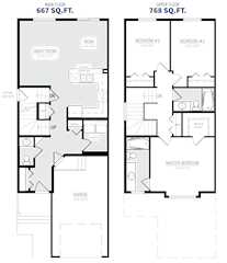 Hawks Ridge - The Purcell Floor Plan, Edmonton AB | Livabl