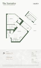 C3 floor plan at Narrative Condos in Toronto, ON