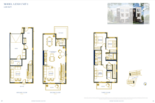 The Trailside Collection - Model A (End 1) Floor Plan, Oakville ON | Livabl